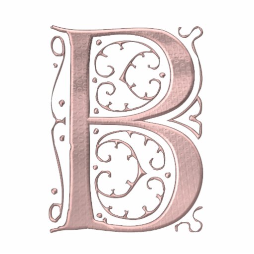 Fancy Letter B 1 Standing Photo Sculpture | Zazzle