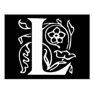 Fancy Monogram Letter L Cards | Zazzle