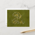 Fancy Monogram Letter R Postcard | Zazzle
