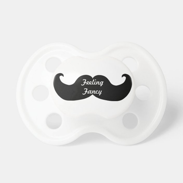 Fancy Mustache pacifier | Zazzle.com