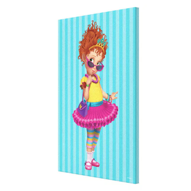 Fancy Nancy Perfectly Posh Canvas Print Zazzle