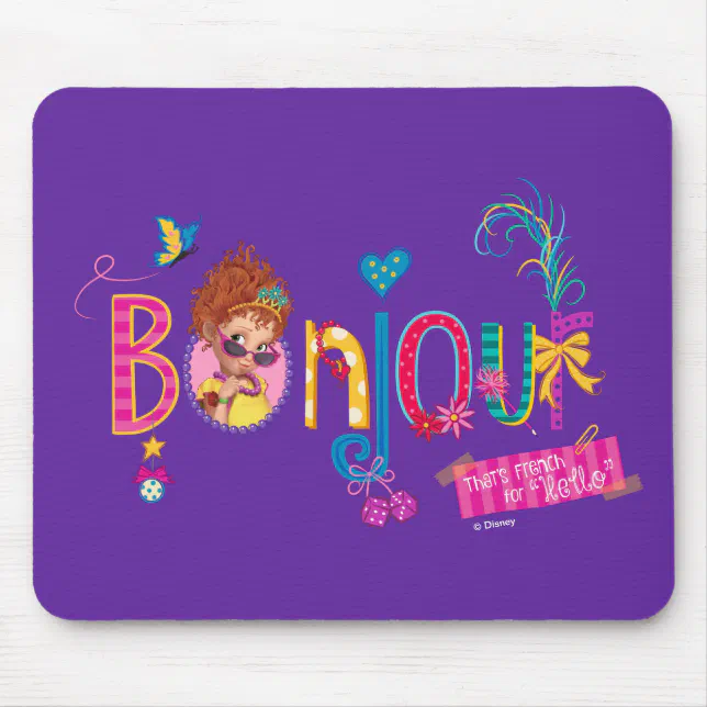 Fancy Nancy | That's French for Hello Mouse Pad | Zazzle