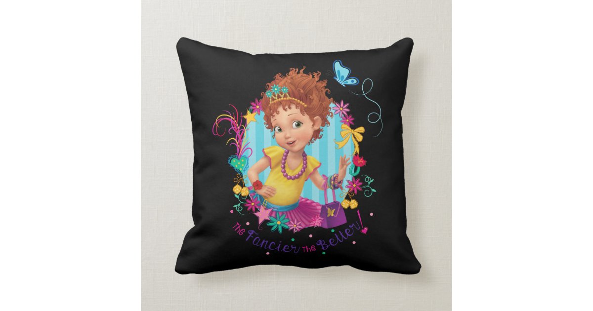 Fancy Nancy | The Fancier the Better Throw Pillow | Zazzle.com