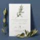 Fancy olive branch and modern calligraphy invitation | Zazzle