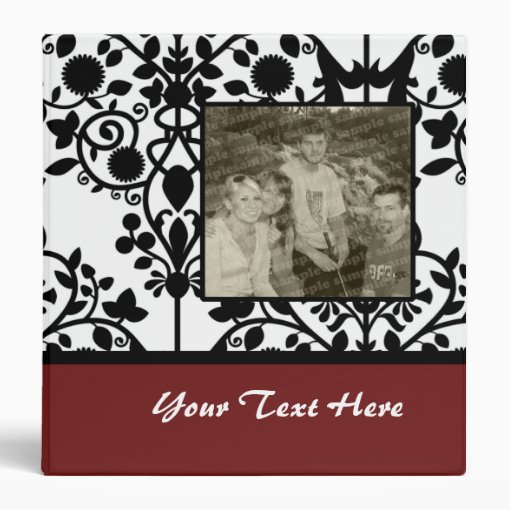 Fancy Photo Keepsake 3 Ring Binder | Zazzle