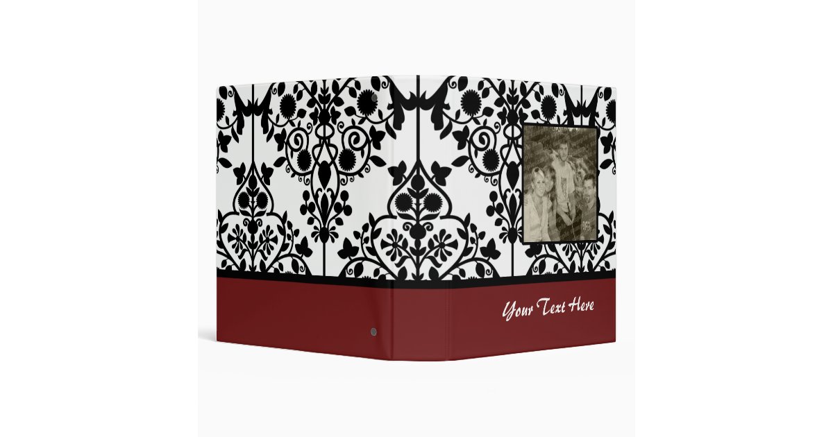 Fancy Photo Keepsake 3 Ring Binder | Zazzle
