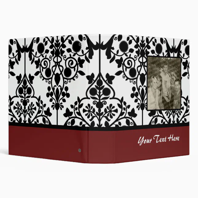 Fancy Photo Keepsake 3 Ring Binder | Zazzle