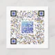 Fancy QR Code Square Business Card | Zazzle