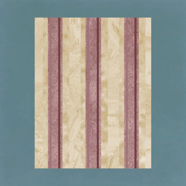 Fancy Stripes Scrapbook Paper | Zazzle
