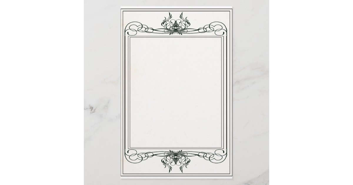 Fancy Victorian Stationery | Zazzle