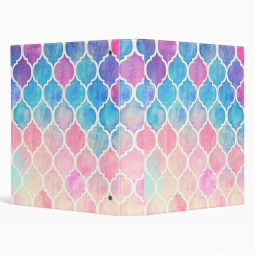 Fancy Watercolor Binder | Zazzle