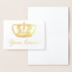 Fancy Yaas Queen Fabulous Gold Foil Crown Foil Card | Zazzle
