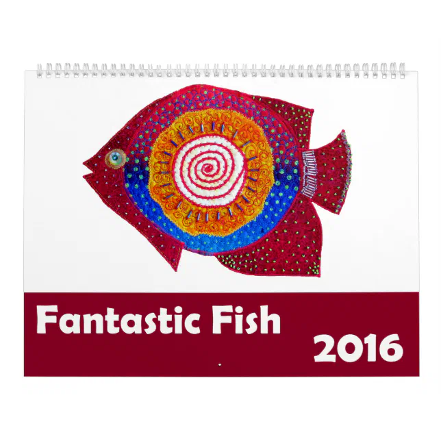 Fantastic Fish Calendar | Zazzle