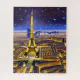 Fantasy Aerial View of Paris Under the Stars Jigsaw Puzzle | Zazzle