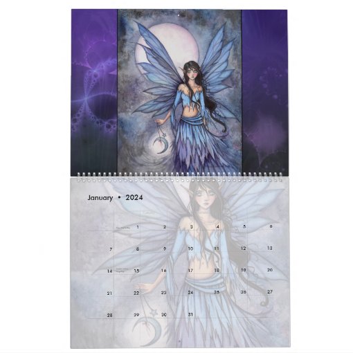 Fantasy Art Calendar by Molly Harrison | Zazzle