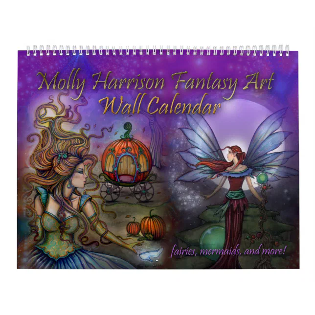 Fantasy Art Calendar by Molly Harrison | Zazzle