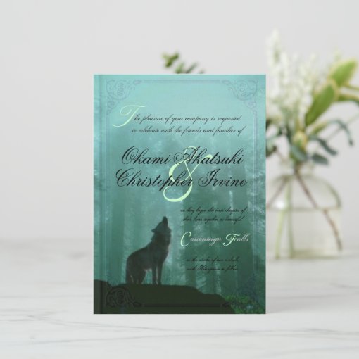 Fantasy Book Wedding Invitation | Zazzle