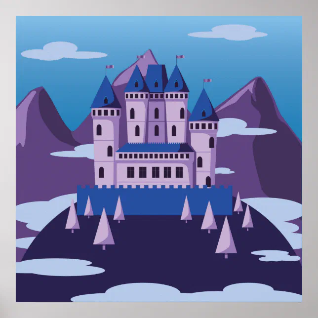fantasy castle poster | Zazzle