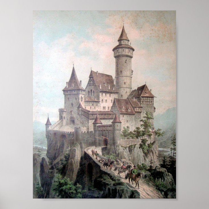 Fantasy Castle Poster | Zazzle