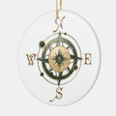 Fantasy (Celtic) Compass Design Ceramic Ornament | Zazzle