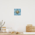 Fantasy (Celtic) Compass Design Poster | Zazzle