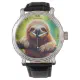 Fantasy Colorful Sloth Art Deco Style Watch | Zazzle