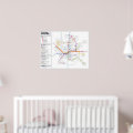 Fantasy Columbus Transit Map Poster | Zazzle