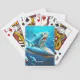 Fantasy Cute Shark Torpedo Sea Poker Cards | Zazzle