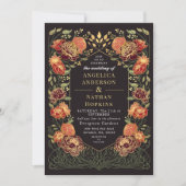 Fantasy Enchanted Floral Garden Wedding Invitation | Zazzle