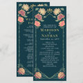 Fantasy Enchanted Floral Garden Wedding Program | Zazzle