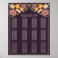 Fantasy Enchanted Garden Wedding Seating Chart | Zazzle