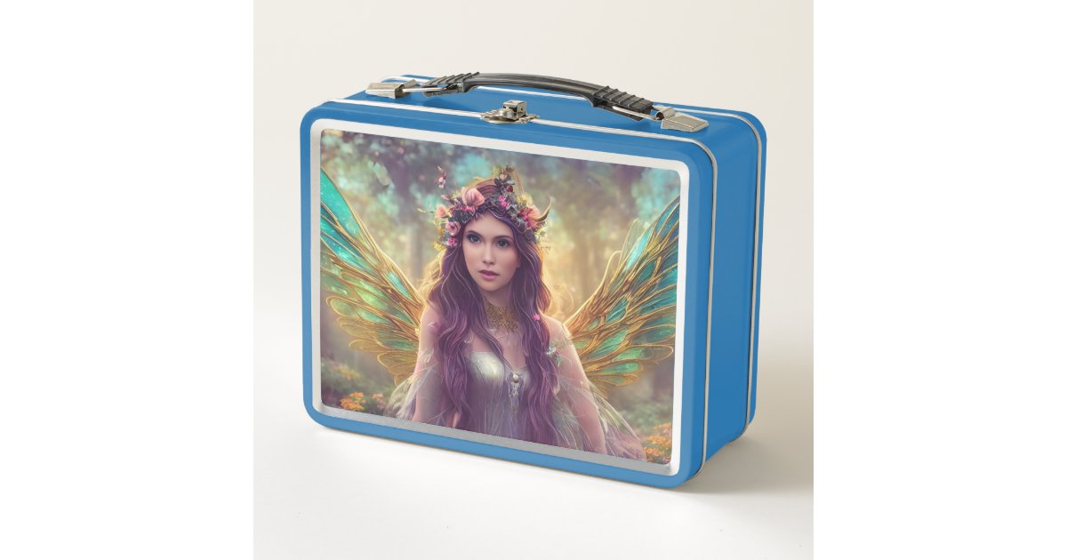Fantasy Fairy Metal Lunch Box | Zazzle