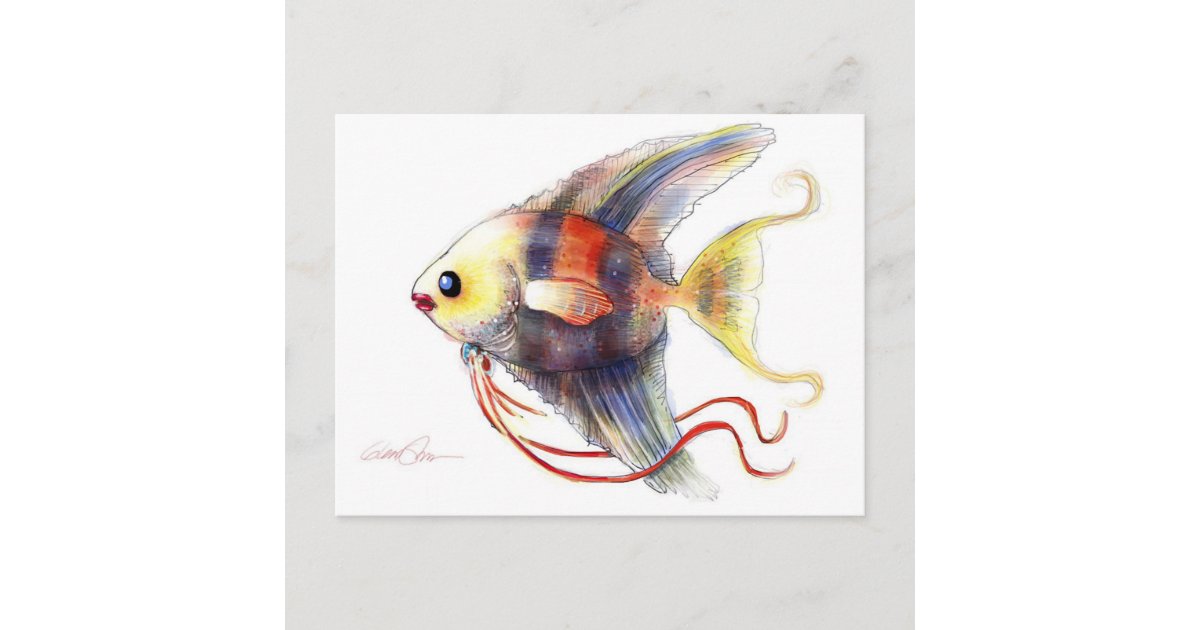Fantasy Fish: Angelica Postcard | Zazzle