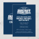 Fantasy Football Champion - Navy and White Invitation | Zazzle