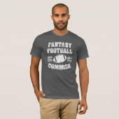 Fantasy Football Commish funny mens shirt | Zazzle