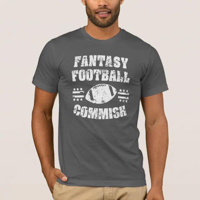 Fantasy Football Commish funny mens shirt | Zazzle