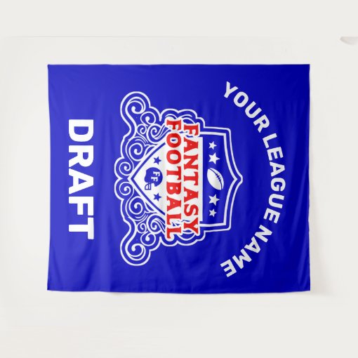 Fantasy Football Draft Emblem Tapestry | Zazzle