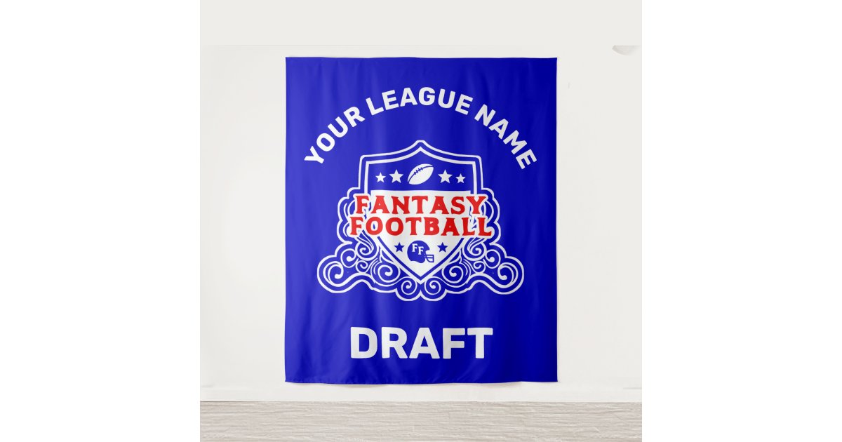 Fantasy Football Draft Emblem Tapestry | Zazzle