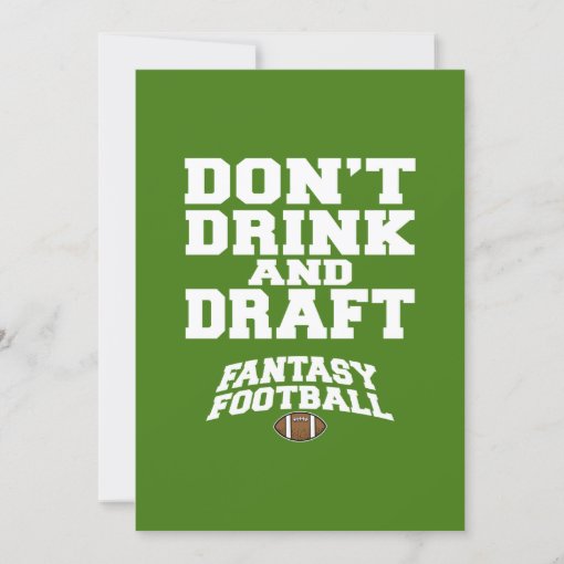 Fantasy Football - Draft Party Instant Download Invitation | Zazzle