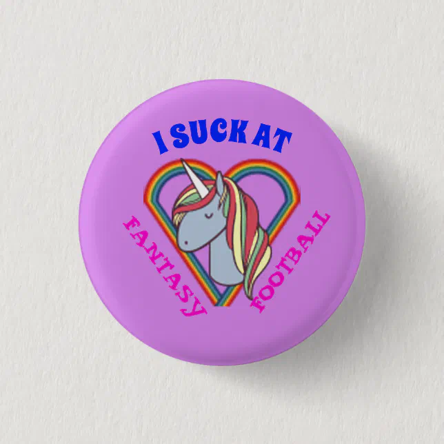 Fantasy Football Loser Pinback Button | Zazzle