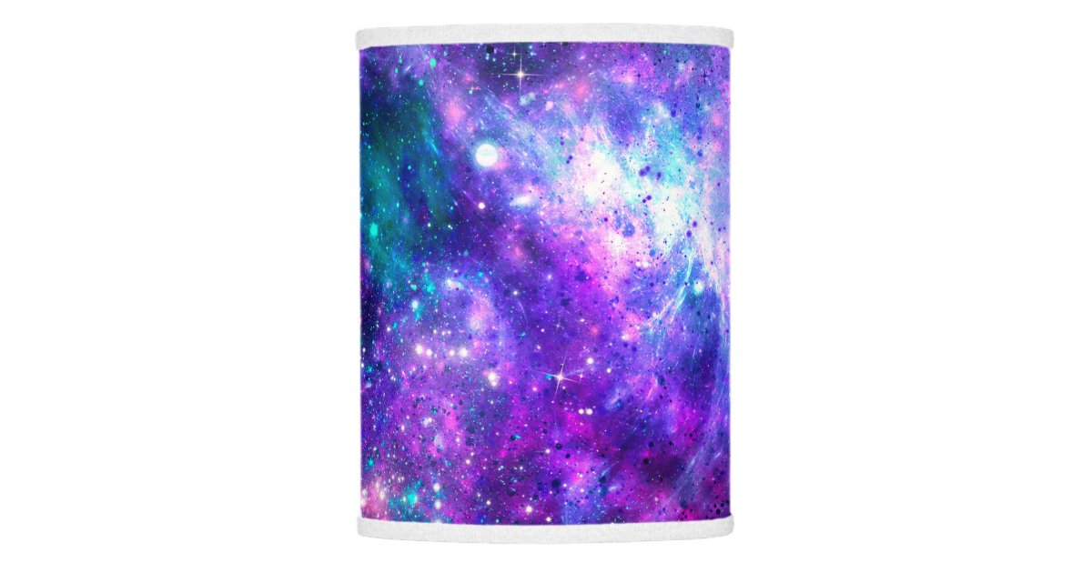 Fantasy Galaxy Cosmic Space Purple Teal Pink Lamp Shade | Zazzle