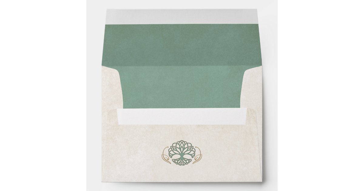 Fantasy Medieval Celtic Wedding Envelope | Zazzle