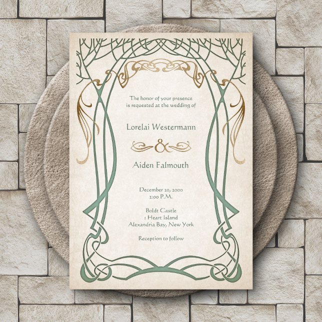 Medieval Wedding Invitation Wording Vintage Peacock Wedding