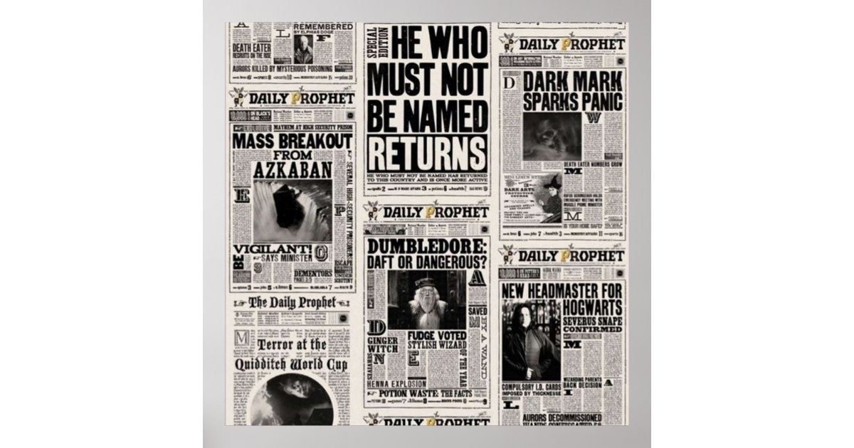 Fantasy Newspaper Poster | Zazzle