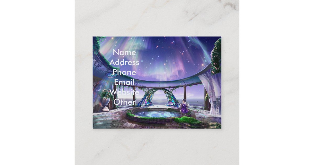 Fantasy Pool Business Cards | Zazzle