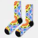Fantasy Priest Mage Magical Vibrant Mandela Socks | Zazzle