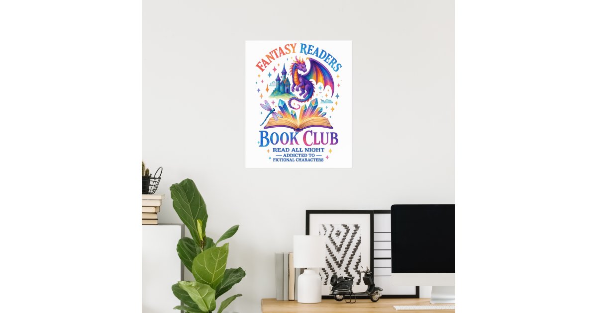 Fantasy Readers.... Poster | Zazzle