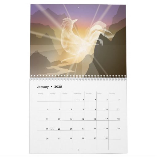 Fantasy Space Calendar | Zazzle