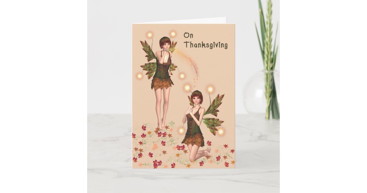 Fantasy Thanksgiving Card | Zazzle