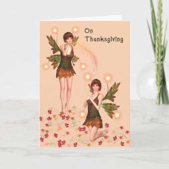 Fantasy Thanksgiving Card | Zazzle
